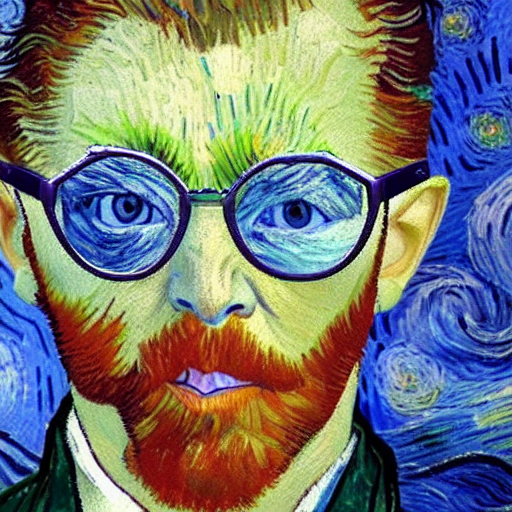 Stable Diffusion prompt: Joven con estilo Van Gogh, busca - PromptHero
