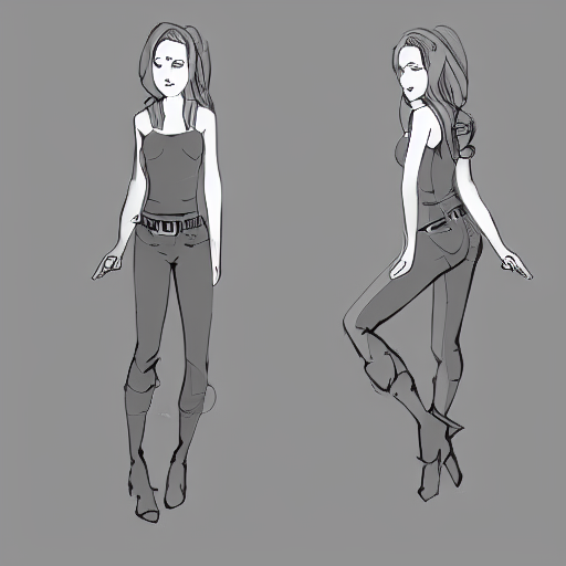 Stable Diffusion prompt: beauty young girl posing , - PromptHero