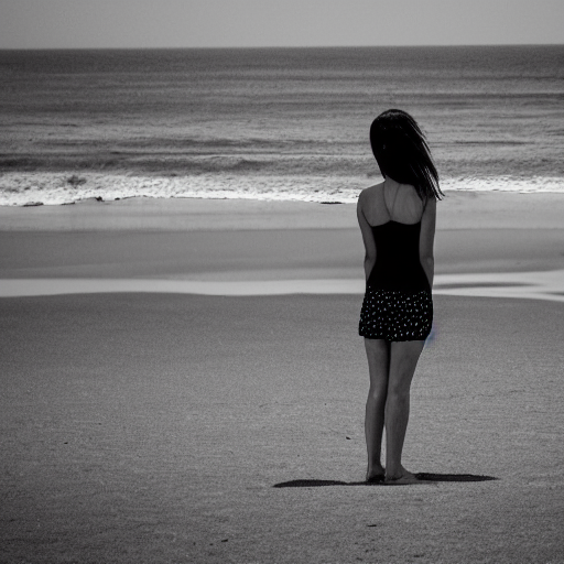 Stable Diffusion prompt: woman, beach - PromptHero
