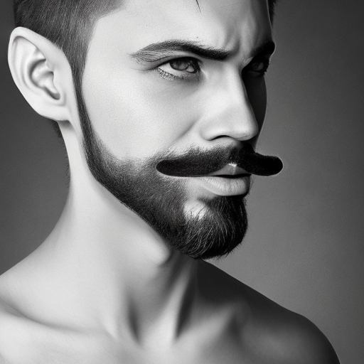 Openjourney prompt: exaggerated shocked face goatee - PromptHero