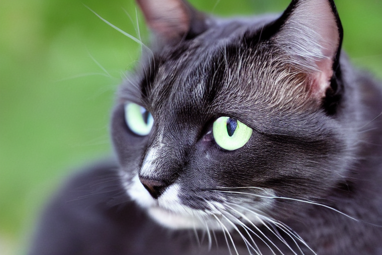 Stable Diffusion prompt: Imagine cat Black with yello - PromptHero