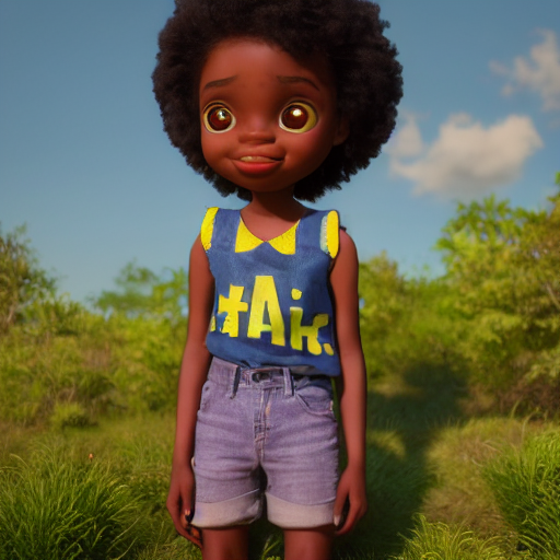 Stable Diffusion prompt: Pixar style little african - PromptHero