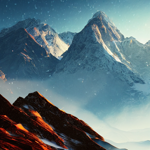 Stable Diffusion prompt: mountains, mountain landscape, - PromptHero