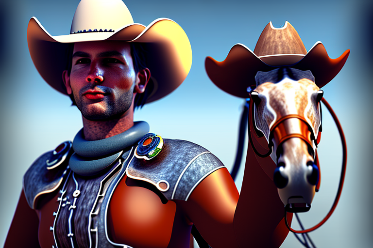 Openjourney prompt: Futuristic cowboy photorealistic - PromptHero