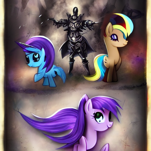 Stable Diffusion prompt: My Little Pony fusion with Dark - PromptHero