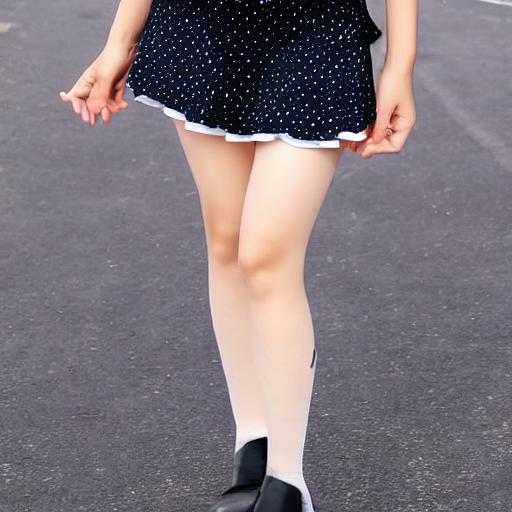 Stable Diffusion prompt: a cute anime girl, with a short - PromptHero