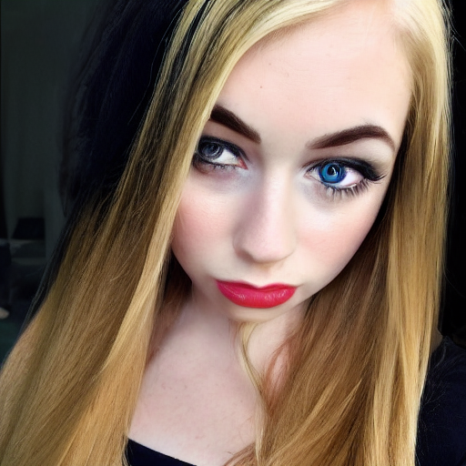 Stable Diffusion prompt: Girl with blonde hair , green - PromptHero