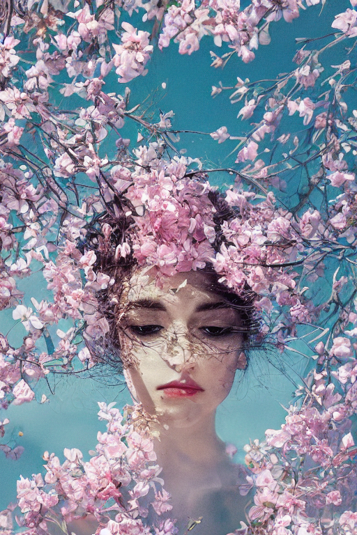 Stable Diffusion prompt: Blossoming flowers, A gentle - PromptHero