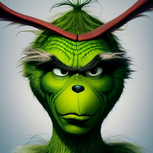 Stable Diffusion prompt: stunning portrait The Grinch by - PromptHero