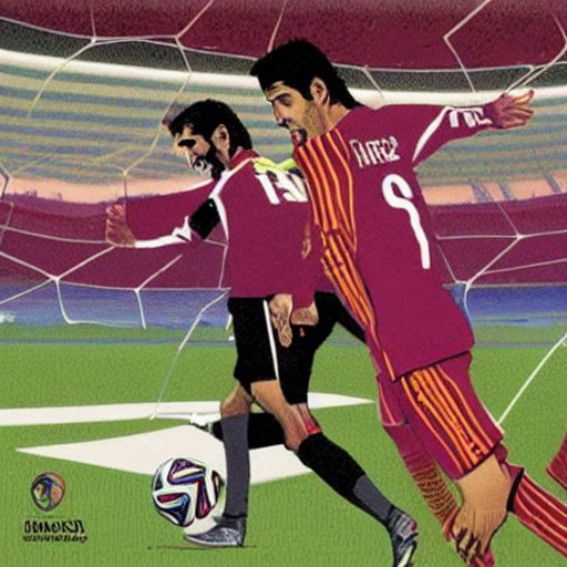 Luis Suarez Plays in the FIFA World Cup Qatar 2022 • An AI Story