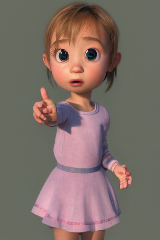 Stable Diffusion prompt: Pixar style little girl, 4k, 8k, - PromptHero