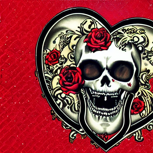 Stable Diffusion prompt: Ed Hardy logo with white - PromptHero
