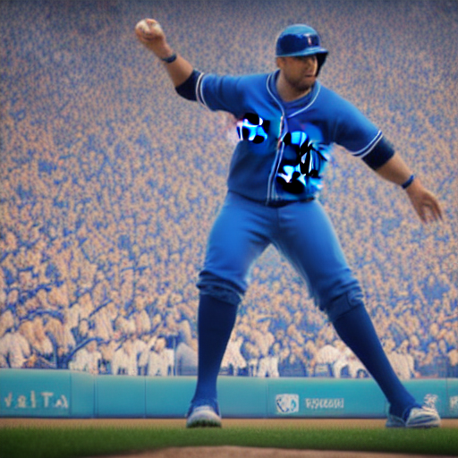 Stable Diffusion prompt: baseball player after hitting - PromptHero