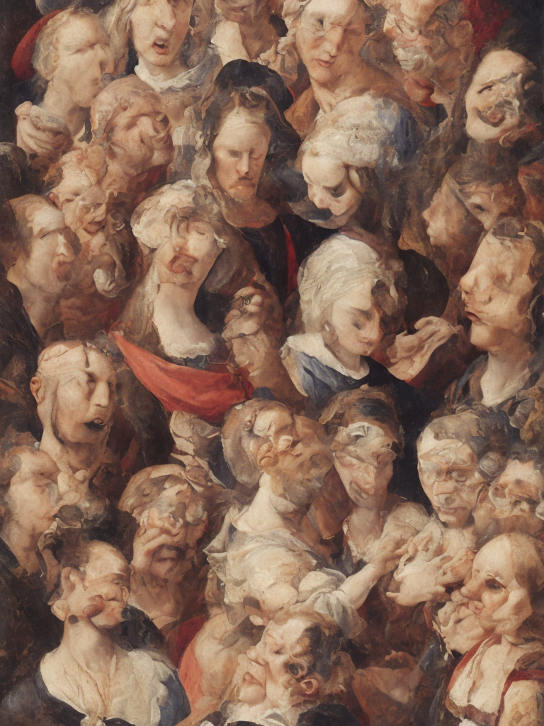 Openjourney prompt: Renaissance style painting of donuts - PromptHero