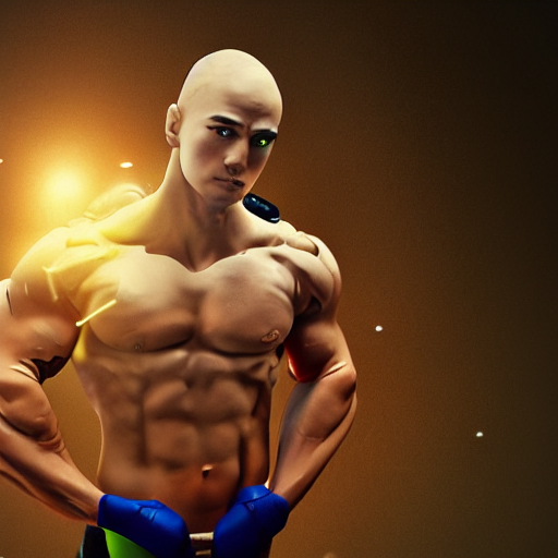 Stable Diffusion prompt: bodybuilder , MMA, naruto style, - PromptHero