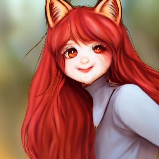 Stable Diffusion prompt: 1girl, fox girl. Red hair, - PromptHero