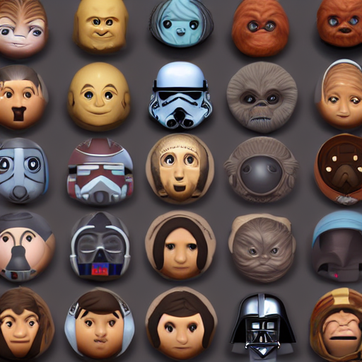 Stable Diffusion prompt: table layout of eight unique and - PromptHero