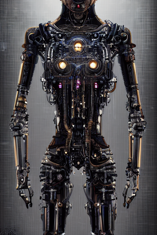 Stable Diffusion prompt: full body cyborg| full-length - PromptHero