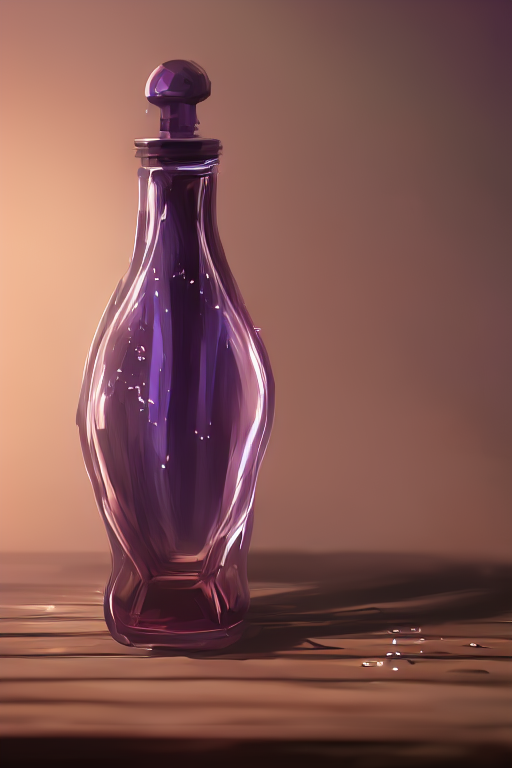 Arcane Diffusion prompt: magical potion bottle of a deep - PromptHero