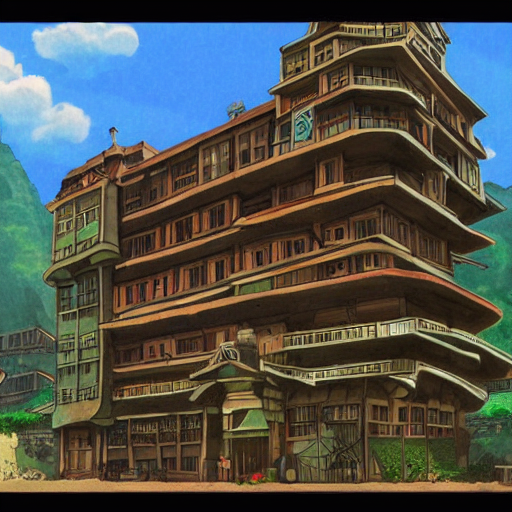 Stable Diffusion prompt: A Huge Vietnam Old Apartment - PromptHero