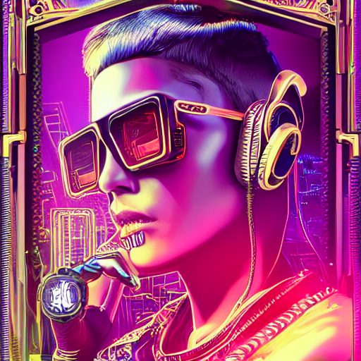 Stable Diffusion prompt: nft style, cyberpunk, synthwave, - PromptHero