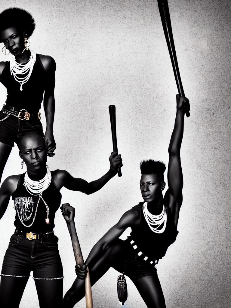 Stable Diffusion prompt: African woman, strong, tall, - PromptHero