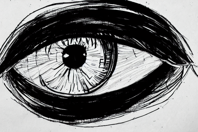 Stable Diffusion prompt: Eye, Continuous Line Drawing, - PromptHero