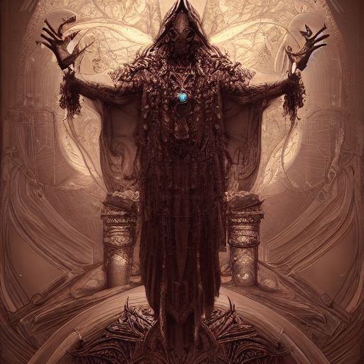 Stable Diffusion prompt: the oracle god, chemicals, aura - PromptHero