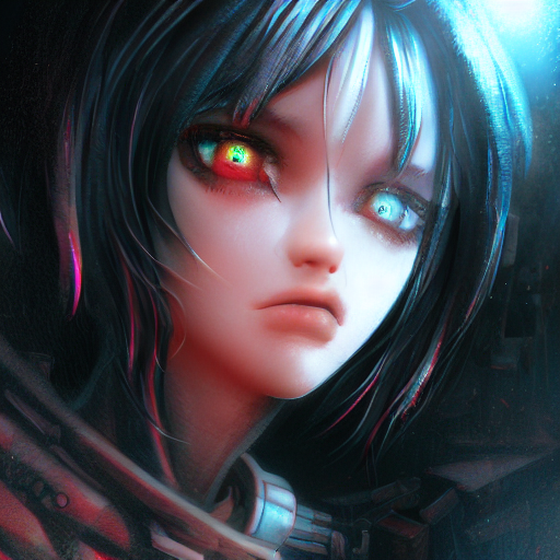 Waifu Diffusion prompt: girl cyberpunk emo punk, shiny, - PromptHero