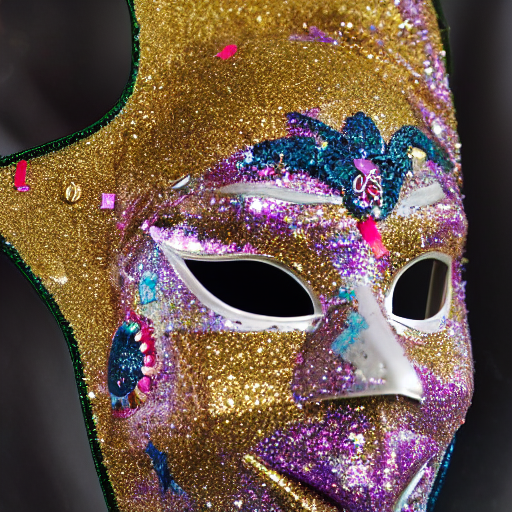 Stable Diffusion prompt: mask, carnival, glitter, - PromptHero