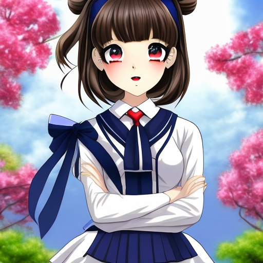 Openjourney Prompt Beautiful Adult Anime School Girl Prompthero