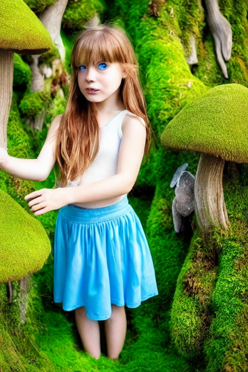 Stable Diffusion prompt: ((portrait of young girl playing - PromptHero