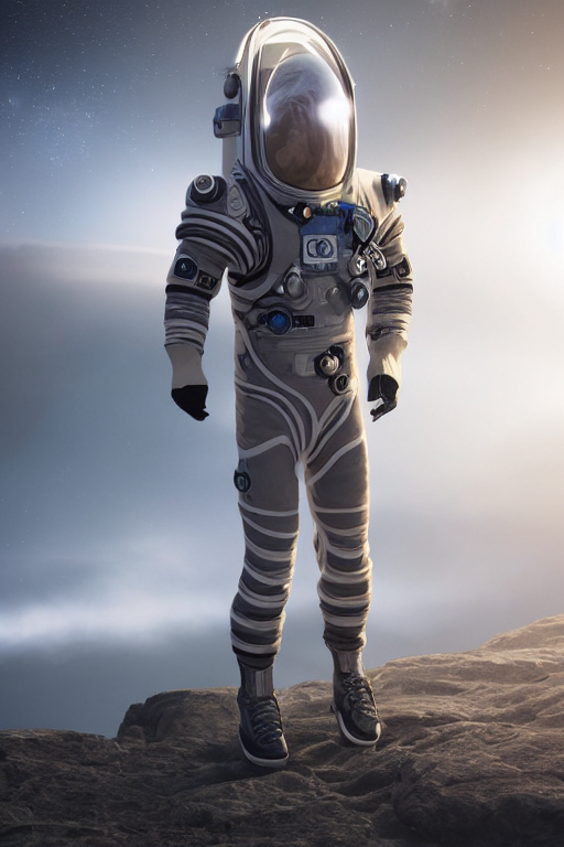 Stable Diffusion prompt: space suit with boots, - PromptHero