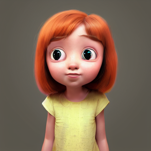 Stable Diffusion prompt: Pixar style little girl, 4k, 8k, - PromptHero