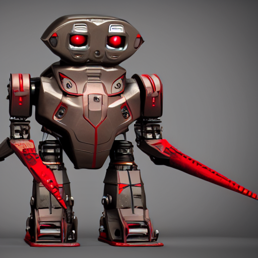 Stable Diffusion prompt: military nousr robot, with two - PromptHero