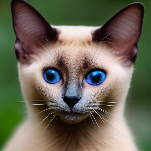 Stable Diffusion prompt: siamese cat, thin, adult, light - PromptHero