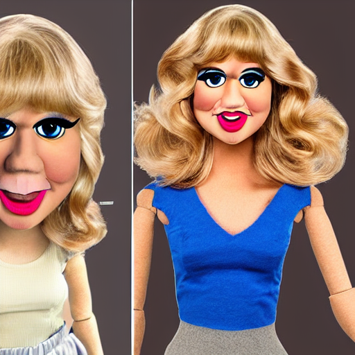 Stable Diffusion prompt: Muppet version of Taylor Swift. - PromptHero