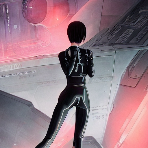 Stable Diffusion prompt: girl in a tight jumpsuit, - PromptHero