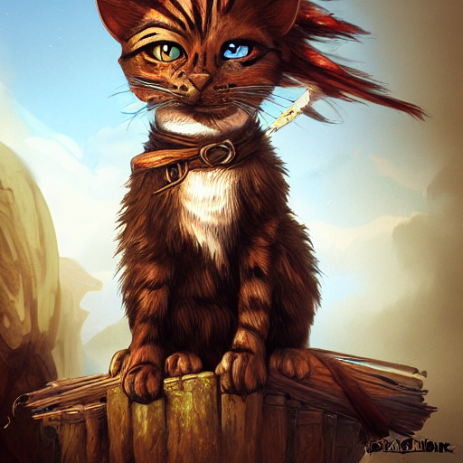 Stable Diffusion prompt: Pirate cat, fantasy, artstation, - PromptHero