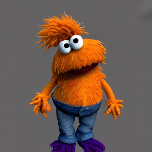 Stable Diffusion prompt: a muppet, pixar fur, vray - PromptHero