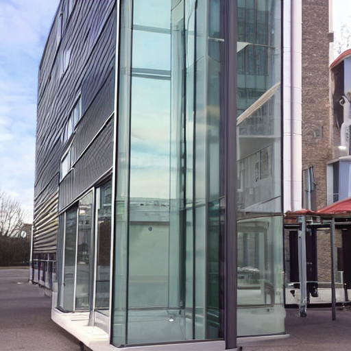 Stable Diffusion prompt: Glass curtain wall columns - PromptHero