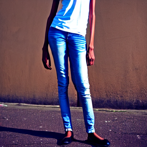 Stable Diffusion prompt: Tall skinny Ethiopian girl, 21 - PromptHero
