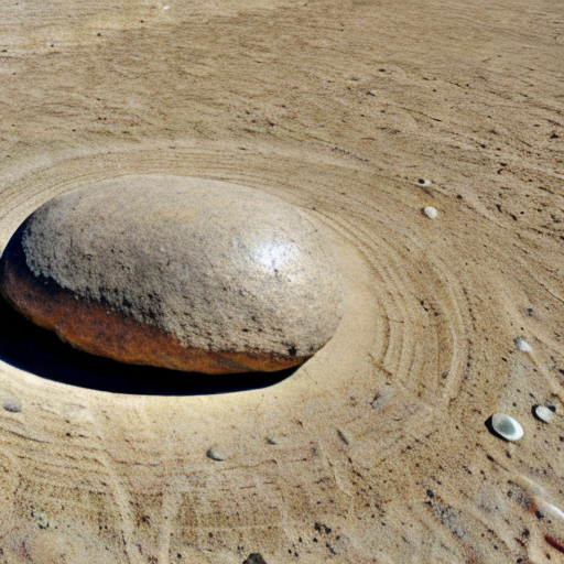 Stable Diffusion prompt: a perfectly round rock made out - PromptHero