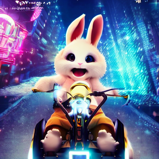 Stable Diffusion prompt: a big happy kawaii fluffy cutest - PromptHero