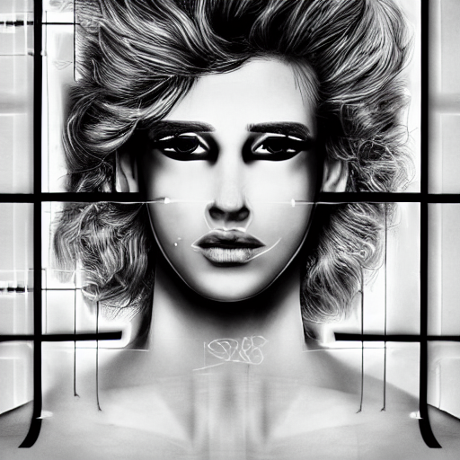 Stable Diffusion prompt: Neon Signs in Face Design | - PromptHero