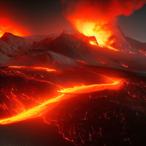 Stable Diffusion prompt: A world of fire, atmospheric, - PromptHero