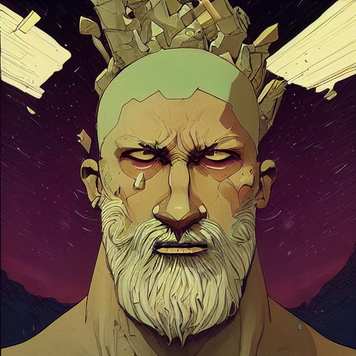 Stable Diffusion prompt: cell shaded front face head shot - PromptHero