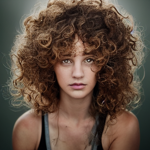 Stable Diffusion prompt: portrait photo of a curly hair - PromptHero
