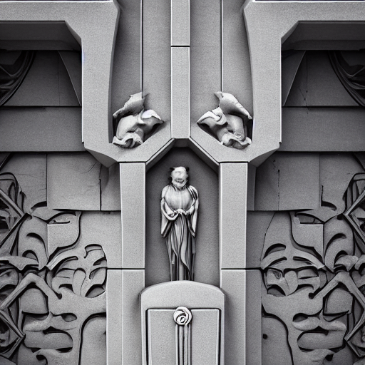 Stable Diffusion prompt: Two majestic Atlantean statues - PromptHero