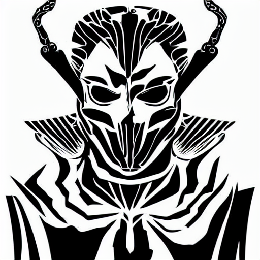 Stable Diffusion prompt: Very detailed monochrome vector - PromptHero